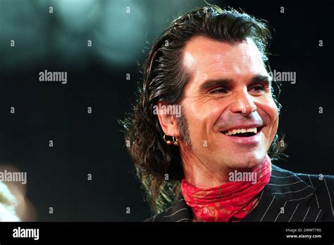 Verona Italy 18092004 Piero Pelù Italian Singerduring The