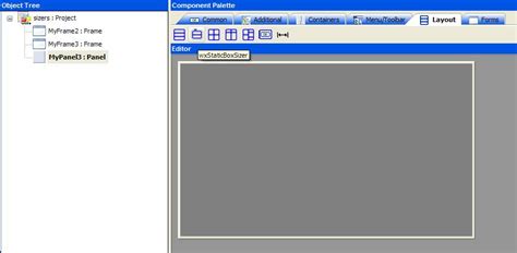 Los Sizer De Wxpython En Wxformbuilder
