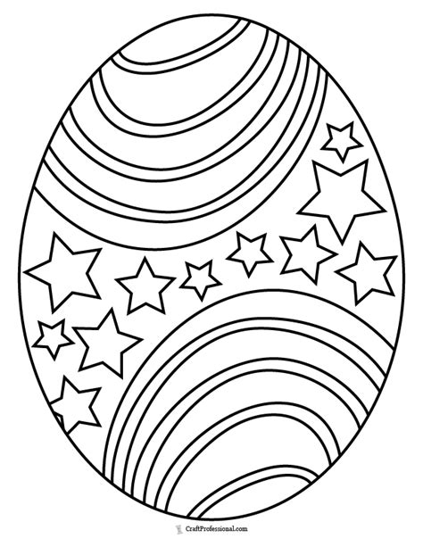 Easter Egg Designs Coloring Pages