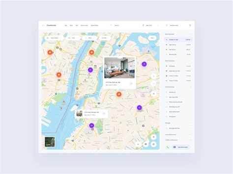 Map Dashboard Template