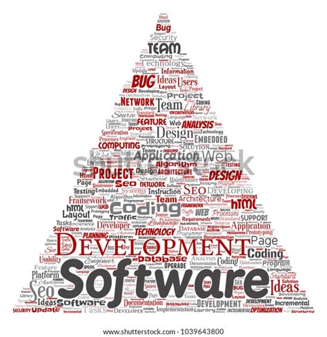 Vector Conceptual Software Development Project Coding Stock Vector