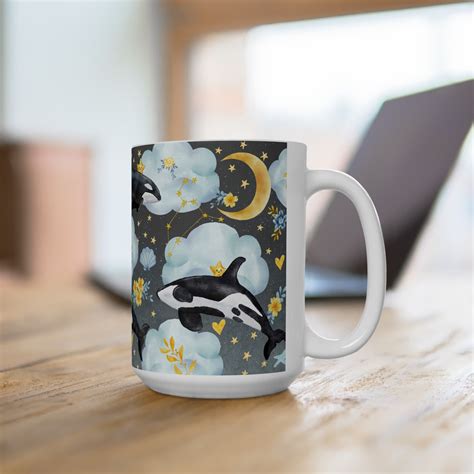 Orca Ceramic Mug Killer Whale Mug T For Orca Lover Orca Mug Save
