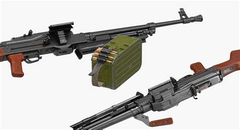 3d Russian Machine Gun Pkm Ammo Box Detached 3d Molier International