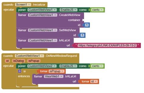 Problems With Links In Customwebview Mit App Inventor Help Mit App