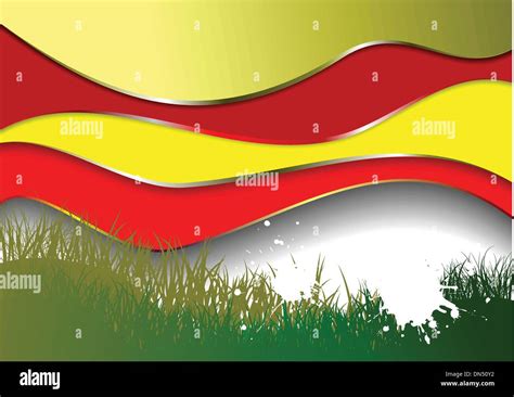Grunge Wave Grass Background Vector Illustration Stock Vector Image And Art Alamy