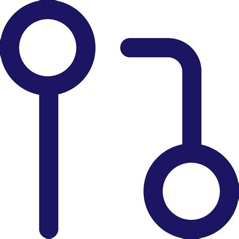 Git Pull Request Icon Line Application Software Set 48520046 Vector Art