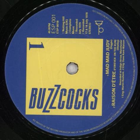 Buzzcocks What Do I Get A Label Uk Promo 7 Vinyl Single 7 Inch Record 45 838808