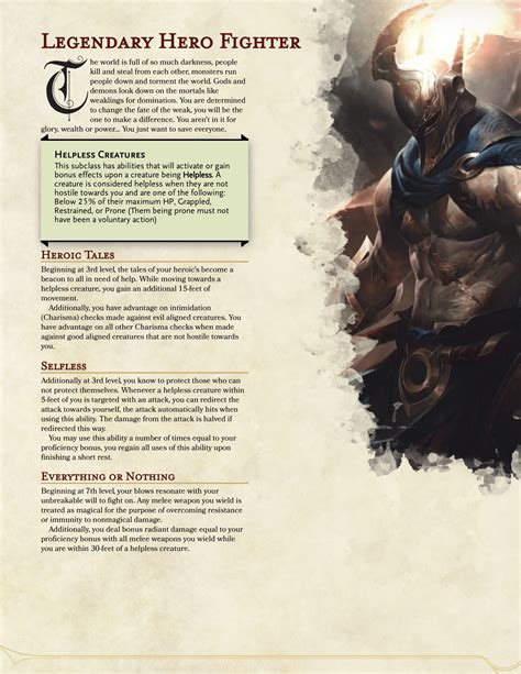 Hello Pantheon Mains I Turned Your Champion Into A Dandd 5e Subclass