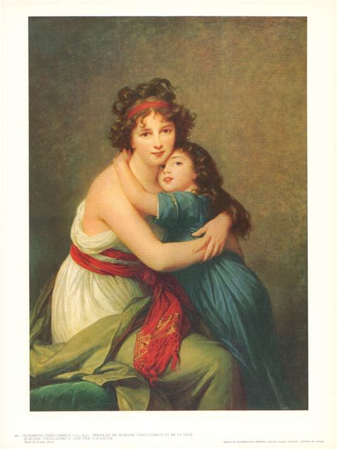 Madame Vigée Lebrun And Her Daughter By Elisabeth Vigée Lebrun 10 X