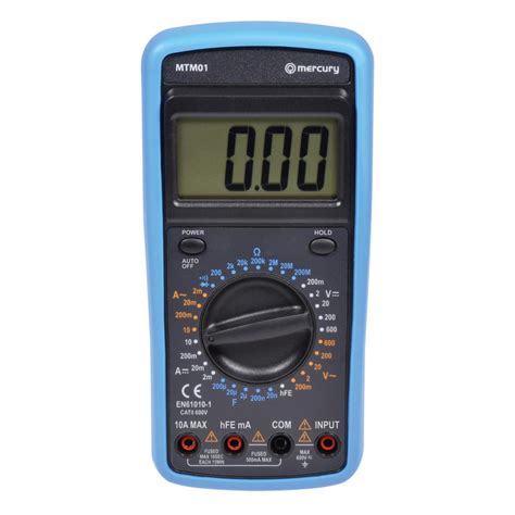 Mercury Professional Digital Multimeter With Holster Niori