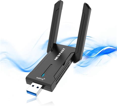 Brostrend Axe5400 Wifi 6e Usb Adapter Tri Band Long Range Usb Wifi Adapter For