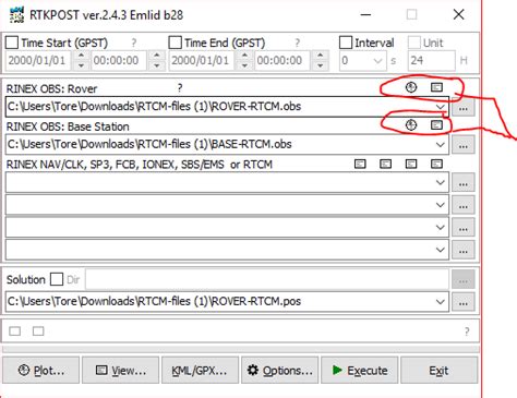Rtcm Obs And Nav Rtk Base Rover Problems Rtk Ppk Configuration