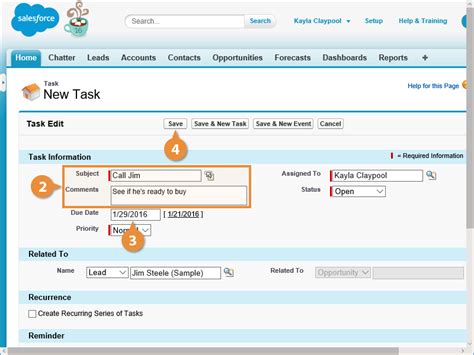 Log Activities Customguide