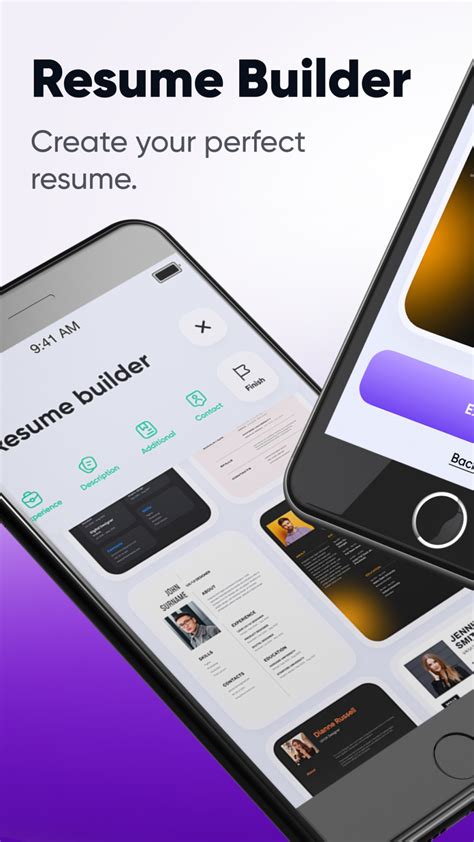 resume builder app cv maker para iphone download