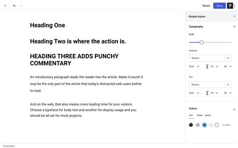 Global Styles Interface With Styling For V1 · Issue 20367 · Wordpressgutenberg · Github