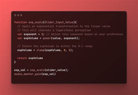 Tip Time Use Exponents To Simulate Logarithmic Sound Perception Better Sound Scaling R