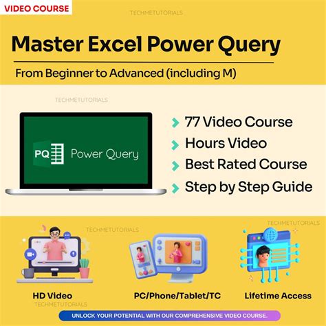 Master Excel Power Query From Beginner To Advanced Including M Etsy
