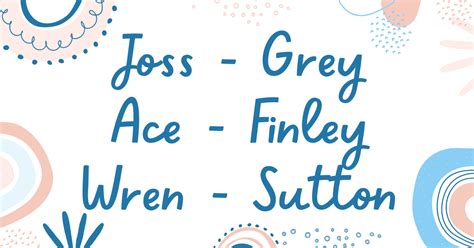 Nonbinary Name Ideas Unisex Names Meanings Shoestring Baby