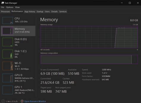 I Really Like Dark Mode On Task Manager R Windows