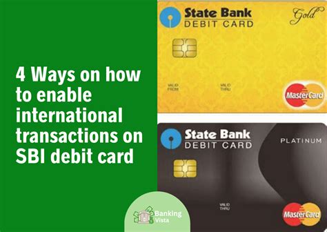 4 Ways On How To Unblock SBI Debit Or ATM Card Banking Vista