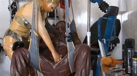 Piss Hoist Latex Patient And His Rubber Nurse Part 2 Best Fetish