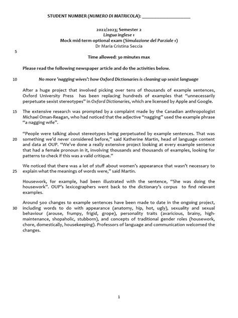 Mock Test 3 Pdf Verb Clause