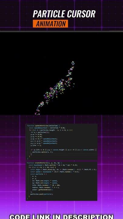 Particles Cursor Using Js Css Coding Cursor Threejs Website Youtube