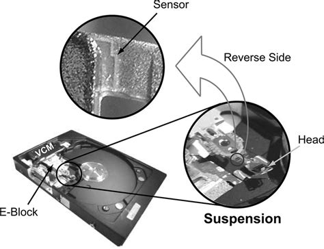 Fabricated Strain Sensor On The Steel Hard Drive Suspension Bottom Download Scientific Diagram