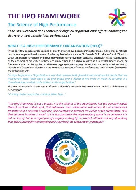 an hpo transformation the science of high performance