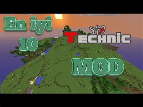 Minecraft EN İYİ 10 TECHNİC MOD THE BEST 10 TECHNİC MOD YouTube