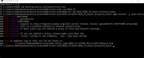 Error Al Instalar Js En La Web Crud Con Javascript Asíncrono Alura