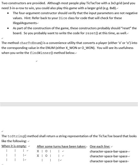 Solved You Will Implement A Simple Tictactoe Game Also