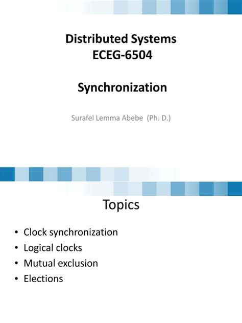 Ds 7 Synchronization Pdf Pdf