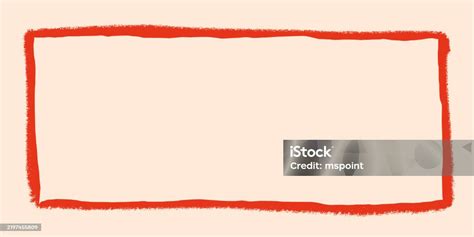 그런지가 찢어진 가장자리와 부드러운 모서리가 있는 빨간색 직사각형 프레임 거친 찢어진 사각형 프레임의 벡터 그림 고립된 통하고 있는 밝은 배경 콜라주와 스티커에 이상적 0