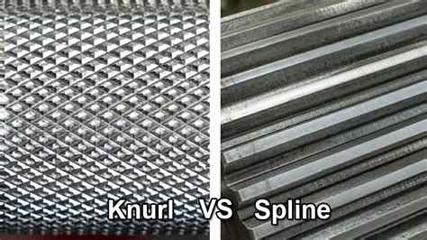 What Is The Difference Between Knurl And Spline Sans
