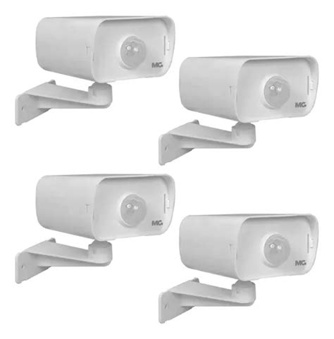 Kit 4 Sensor Iluminação Presença Parede Acende Apaga Luz Parcelamento sem juros