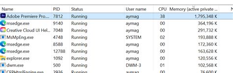 Suddenly Having CPU Issues R PremierePro