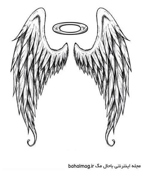 طرح تاتو بال فرشته و شیطان ️ بهترین تصاویر Ok Dövme Tasarım