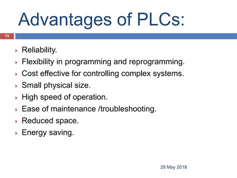Plc Programmable Logic Controller Pptx