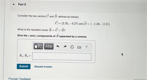 Solved What Is The Resultant Velocity Vector When You Add
