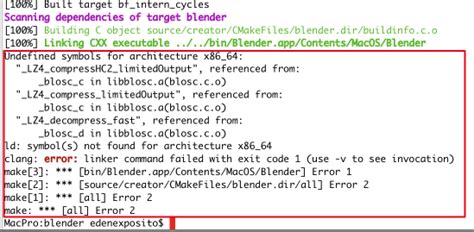 Compile Blender In OSX Building Blender Developer Forum