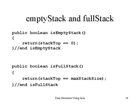 Chapter Stacks Data Structures Using Java