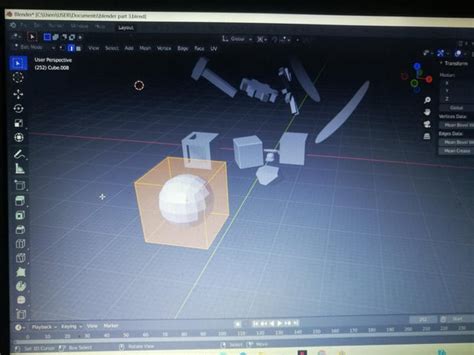 Hi After Subdivide Cube I Wanted To Edit Its Faces In Edit Mode But It Doesnt Allow And All I