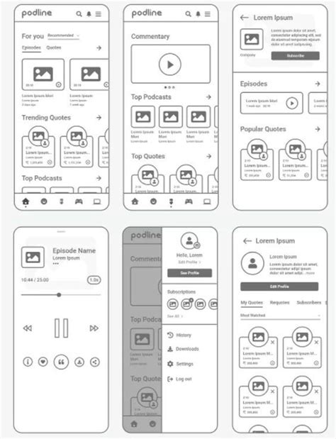 20 Mobile App Wireframe Examples To Inspire You Ux Марафон Uxмарафон