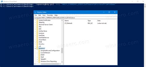 Directly Open Registry Key In Windows And Other Windows Versions