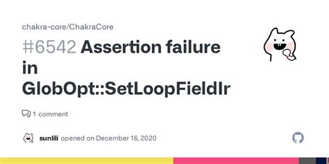 Assertion Failure In GlobOpt SetLoopFieldInitialValue Issue Chakra Core ChakraCore