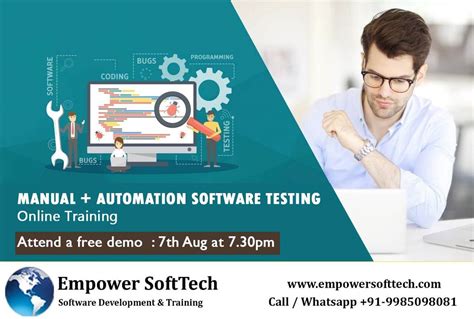 Software Testing Free Demo At 7 00pm On 7th Aug 2020 Empower Softtech
