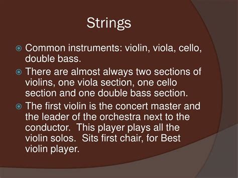 PPT Sections Of The Orchestra PowerPoint Presentation Free Download ID 2143096