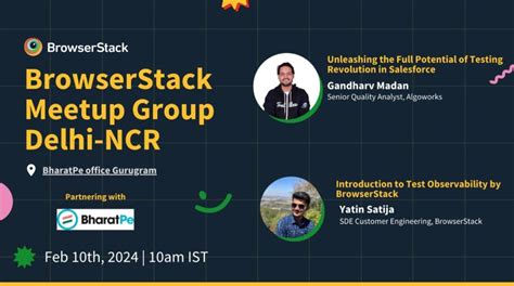 Browserstack On Linkedin Testing Testobservability Softwaretesting Meetup