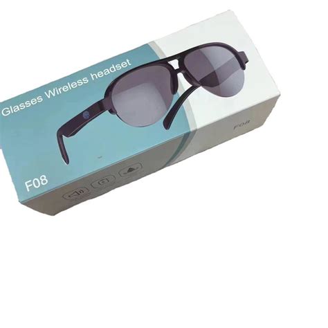 F08 Smart Music Wireless Sunglasses Bluetooth Headset Tws Wireless Headset 2 In 1 Fashion